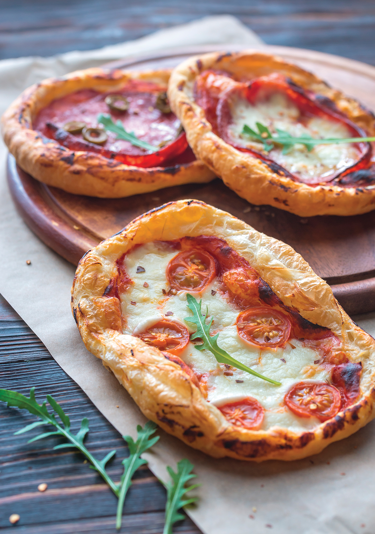 Cheese and Tomato Mini Pizza - Captain Honey