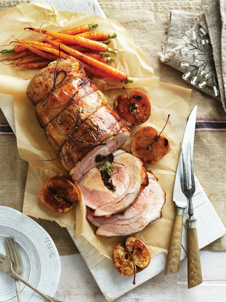 Orange, Prune and Sage Stuffed Pork - Captain Honey