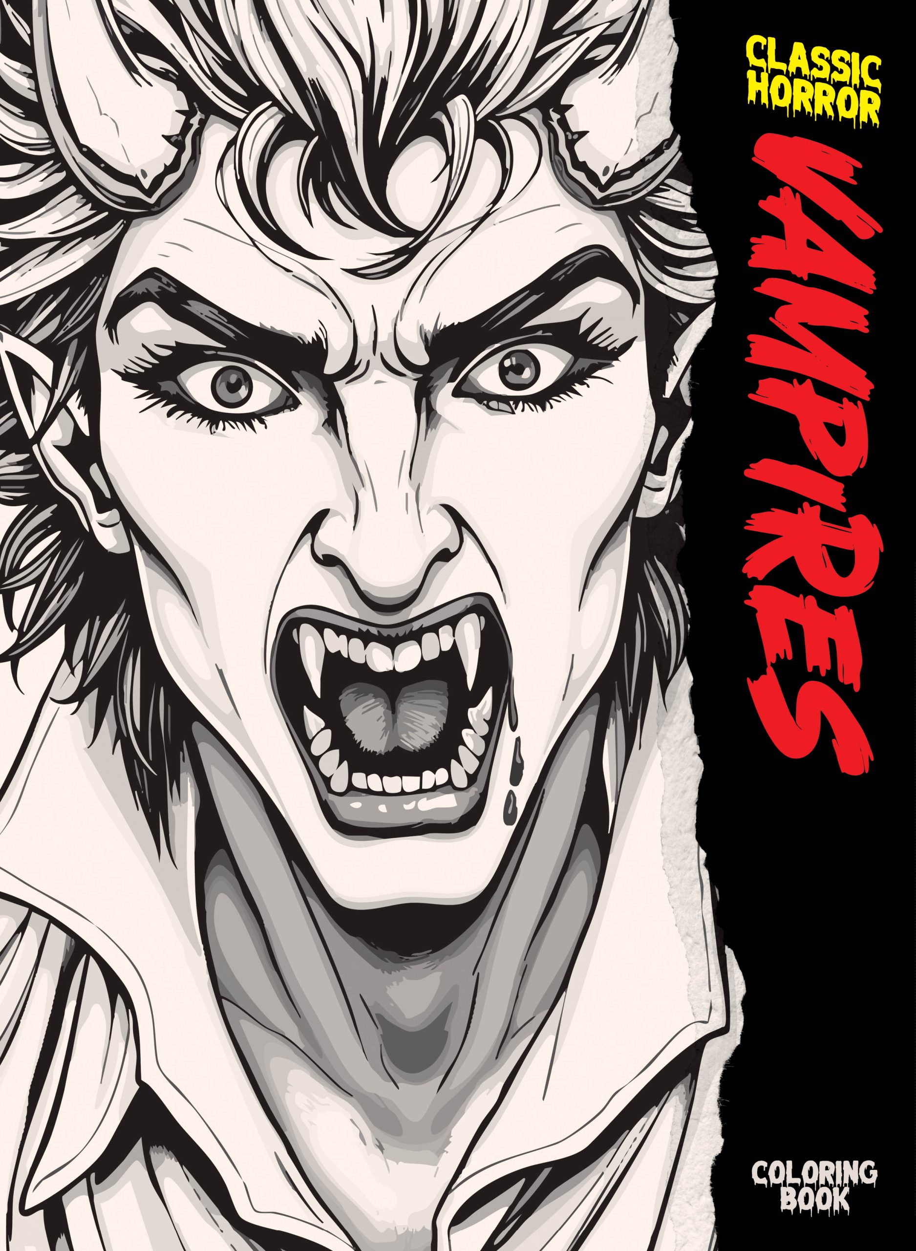 Classic Horror - VAMPIRES - Coloring Book - Captain Honey